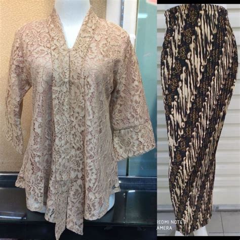Jual IndahKebaya SET KEBAYA FLOY BROKAT KEBAYA KUTUBARU BUSUI