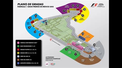 Mapa De Zonas Autodromo Hermanos Rodriguez What S New