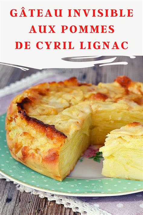Gâteau invisible aux pommes de Cyril Lignac Gateau invisible aux