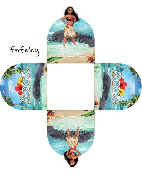 Forminha Docinho 3D Moana Fazendo a Nossa Festa Idée anniversaire