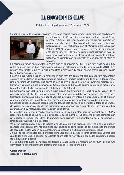 LA EDUCACIÓN ES CLAVE PDF