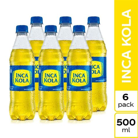 Six Pack de Gaseosa Inca Kola Sabor Original de 500 mL Tottus Perú
