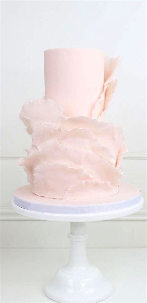40 Beautiful Wedding Cake Trends 2023 Coral Stone Textured Cake