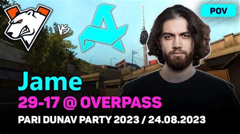 Csgo Pov Virtus Pro Jame Vs Aurora Overpass Pari Dunav