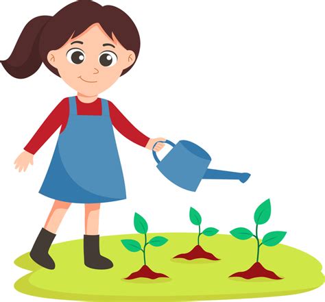 Mulher Segurando O Regador Para Regar A Planta 19891252 PNG