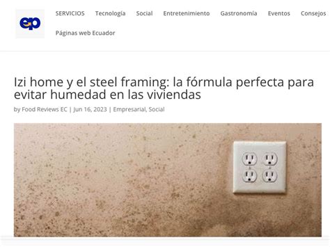 Izi Home Y El Steel Framing La F Rmula Perfecta Para Evitar Humedad En