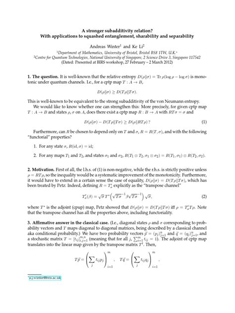 a stronger subadditivity relation with applications to squashed entanglement sharability and