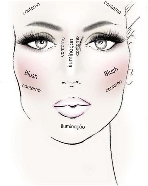 Dicas Para Aplica O De Contorno Iluminador E Blush Makeup Tutorial
