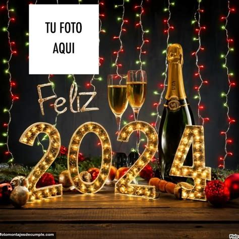 Fotomontajes año nuevo 2024 los modelos más hermosos gratis