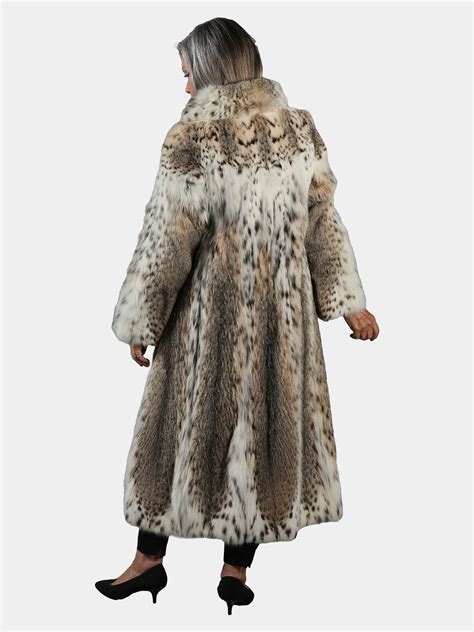 Woman S Natural Cat Lynx Fur Coat Estate Furs