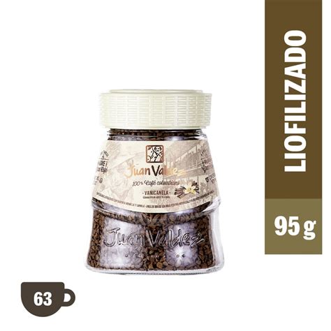 JUAN VALDEZ Café Soluble Liofilizado Vanicanela 95 Gr Juan Valdez