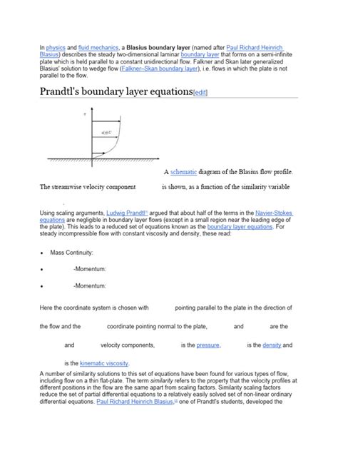 blasius boundary layer download free pdf boundary layer civil engineering