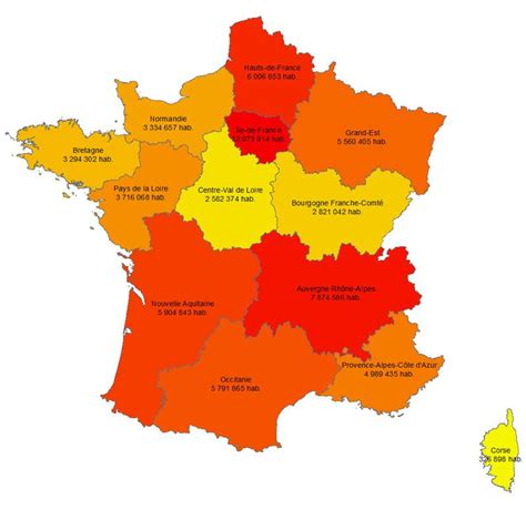 Carte Des Nouvelles R Gions De France Altoservices