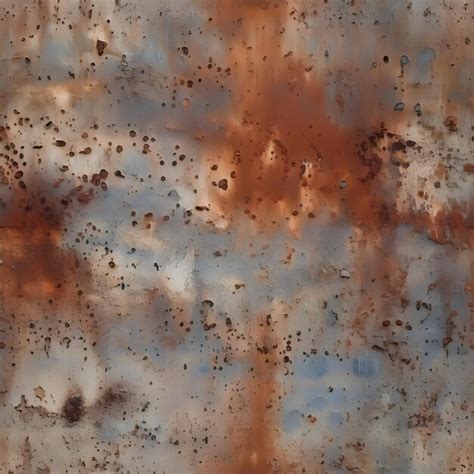 Premium AI Image Rusted Metal Texture