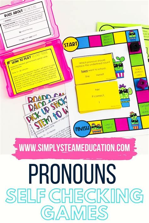 Personal Pronouns And Reflexive Pronouns Games Pronoun Games