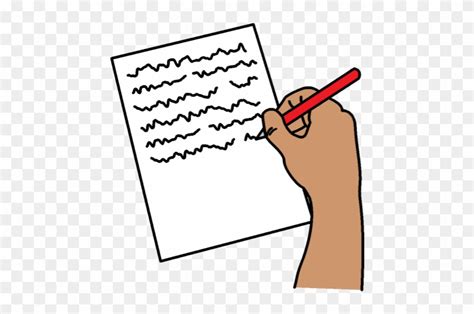 Holding A Piece Of Paper Writing Free Transparent PNG Clipart