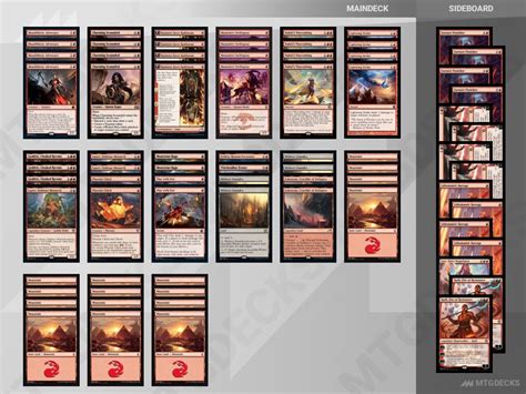 Arena Standard Red Deck Wins Deck By Mitchapalooza MTG DECKS