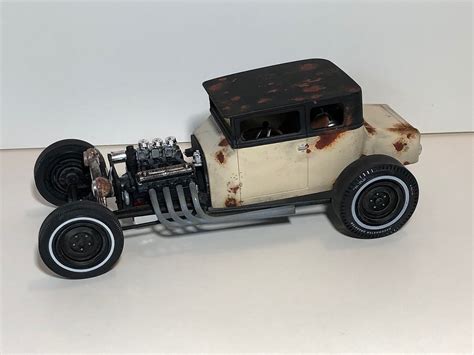 Ford T Chopped Plastic Model Car Kit Scale