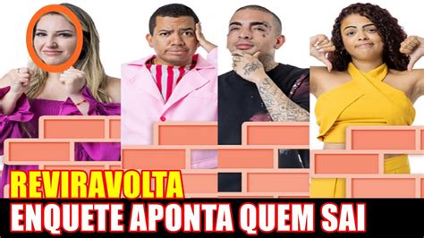 BBB23 ENQUETE ATUALIZADÍSSIMA APONTA QUEM VAI SAIR NO PAREDÃO ENTRE
