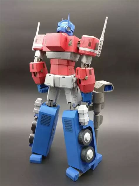 Transformers G Optimus Prime Papercraft Artofit