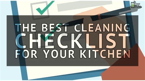 Commercial Kitchen Cleaning Checklist Besto Blog