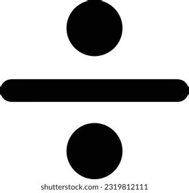 Math Divide Sign