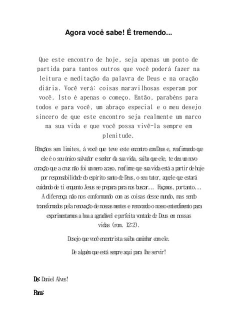 Cartas Para Retiro Espiritual