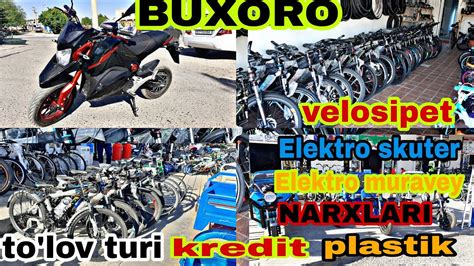 Kreditga Velosipet Elektro Skuter Elektro Muravey Narxlari BUXORO
