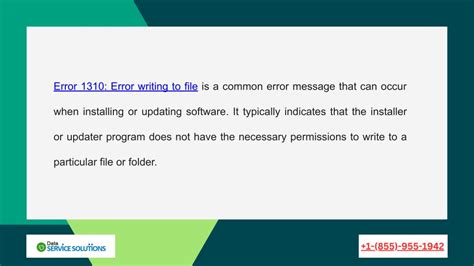 ppt fixing error 1310 error writing to file [easy solutions] powerpoint presentation id 12282092