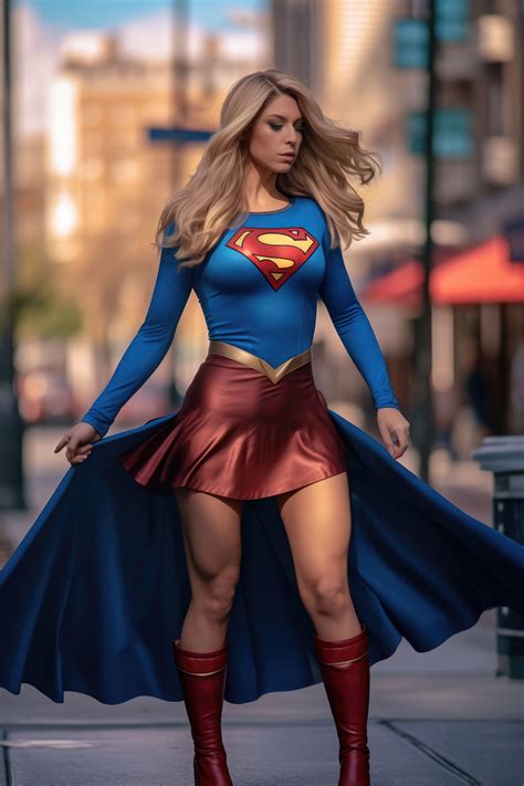 Ai Supergirl On The Street By Bradbarry2 On Deviantart