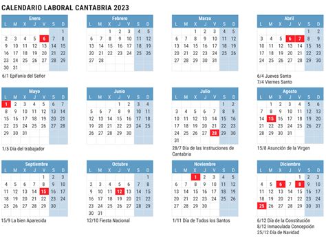 Calendario Laboral De Cantabria 2023 En Pdf Para Imprimir Porn Sex