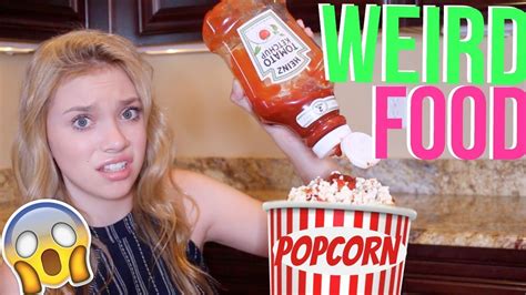 WEIRD Food Combinations People LOVE Sasha Morga YouTube