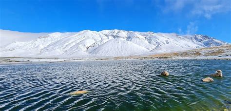 Dopo Le Nevicate Dei Giorni Scorsi Il Lago Pietranzoni Offre Panorami