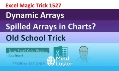 Learn Excel Dynamic Arrays Charts Spilled Arrays In Charts With Defined