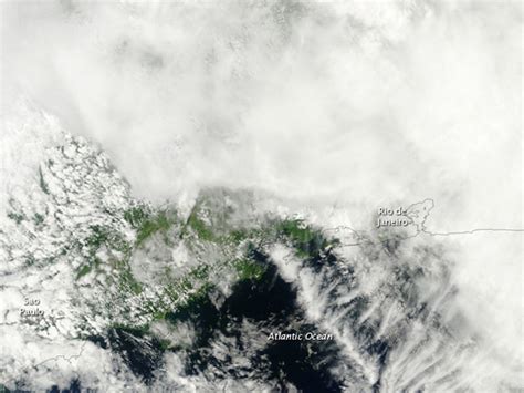 G1 Imagens da Nasa mostram temporais e enchentes vistos do espaço