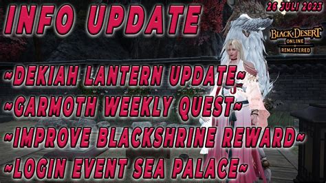 Garmoth 14x Dehkia LifeMount EXP Info Update Black Desert Online