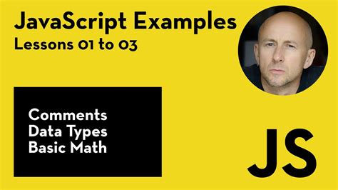 javascript examples beginner tutorial the very basics lessons 01 to 03 youtube