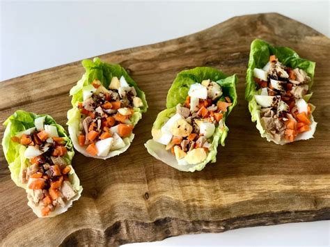 Wraps de Atún y Huevo Duro Receta ekilu