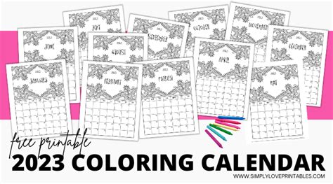 Free Coloring Workout Calendar 2024 Diane Florida