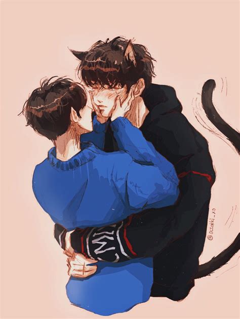 Cute Gay Couples Cute Anime Couples Anime Guys Chanbaek Fanart