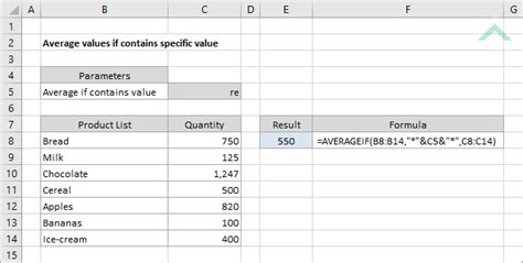 average values if contains specific value excel vba