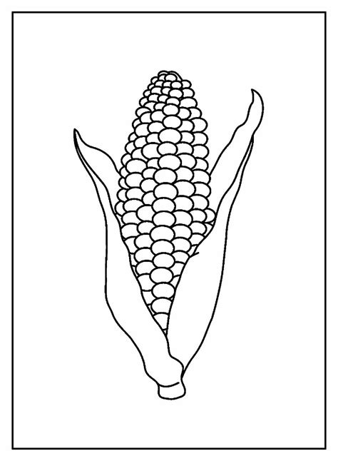 Desenhos De Milho Para Colorir Bora Colorir