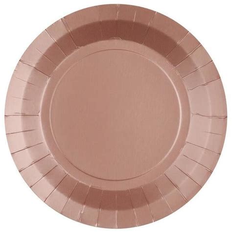 Lots De Assiettes Rondes En Carton Biod Gradable De Cm Rose