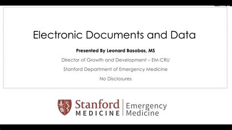 Electronic Documents And Electronic Data In Clinical Research Youtube