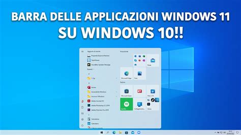 Barra Delle Applicazioni Windows Su Windows Youtube