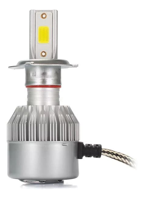 Kit Lâmpada Super Led H7 6000k 12v Headlight 7600lm Mercado Livre