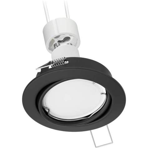 Spot encastré au plafond FERE Cadre d encastrement noir mat orientable