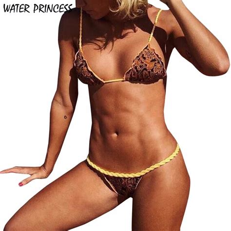 Aliexpress Buy Sexy Women Bikini Set Swimwear Low Waist Swimsuit