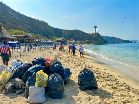 Exitosa jornada de limpieza y oxigenación en playas de Santa Marta