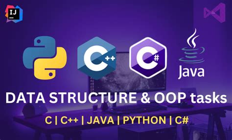 do java programing cpp python programing tasks of oop and data structures by rbtech12 fiverr